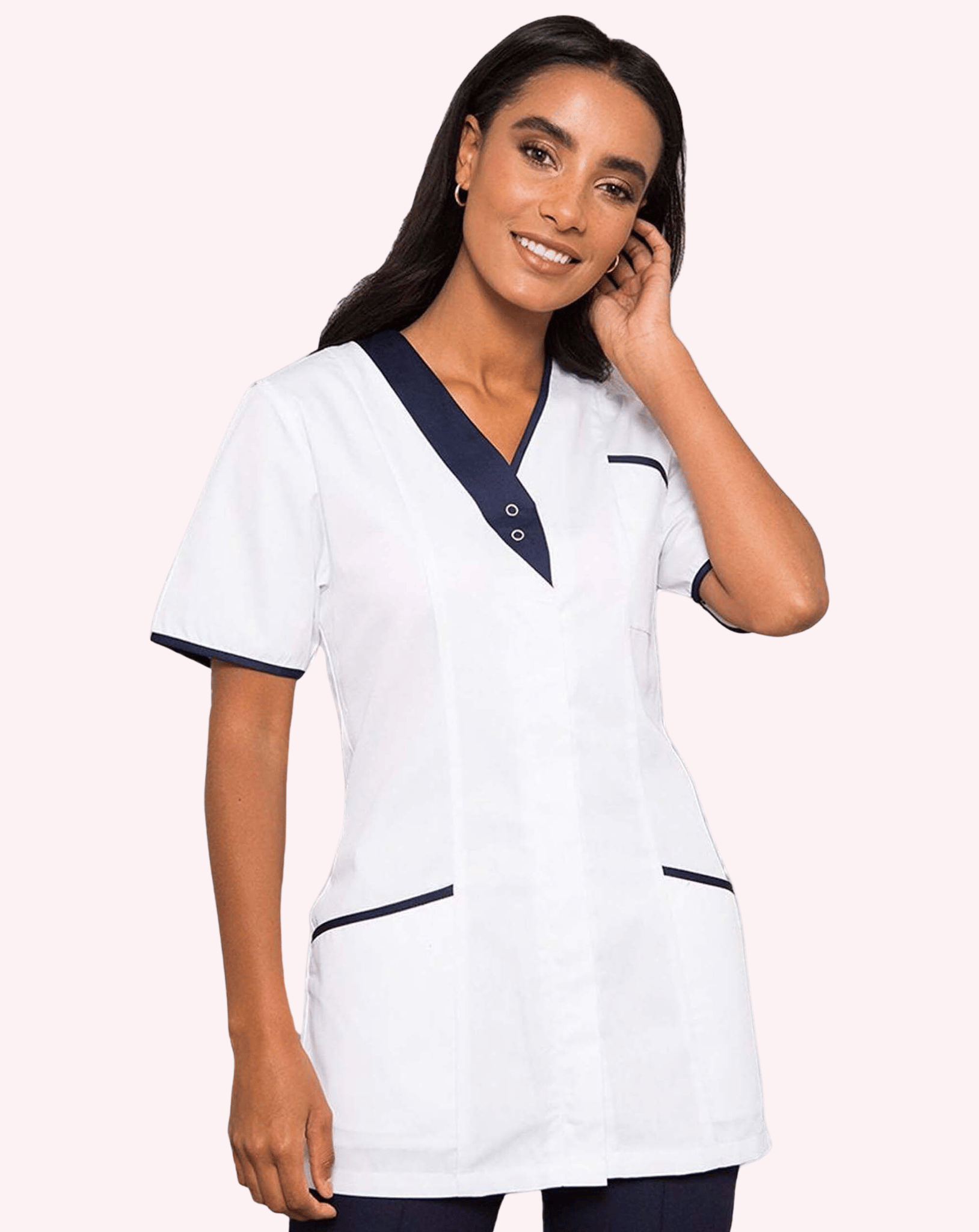 Blend Two Stud Salon Tunics | Hairdressing Tunics with Pockets