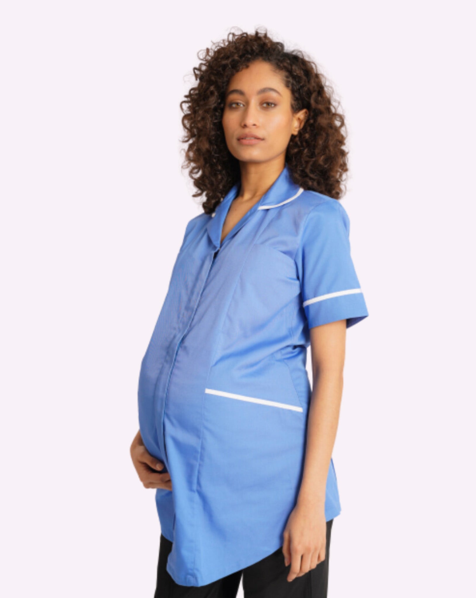Erin Classic Collar Maternity Healthcare Tunic | Uniforms4Healthcare