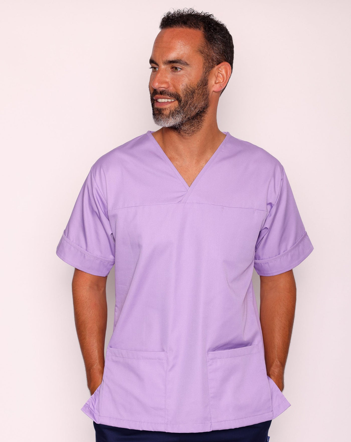 Howser Unisex Smart Scrub Tunic | Lilac