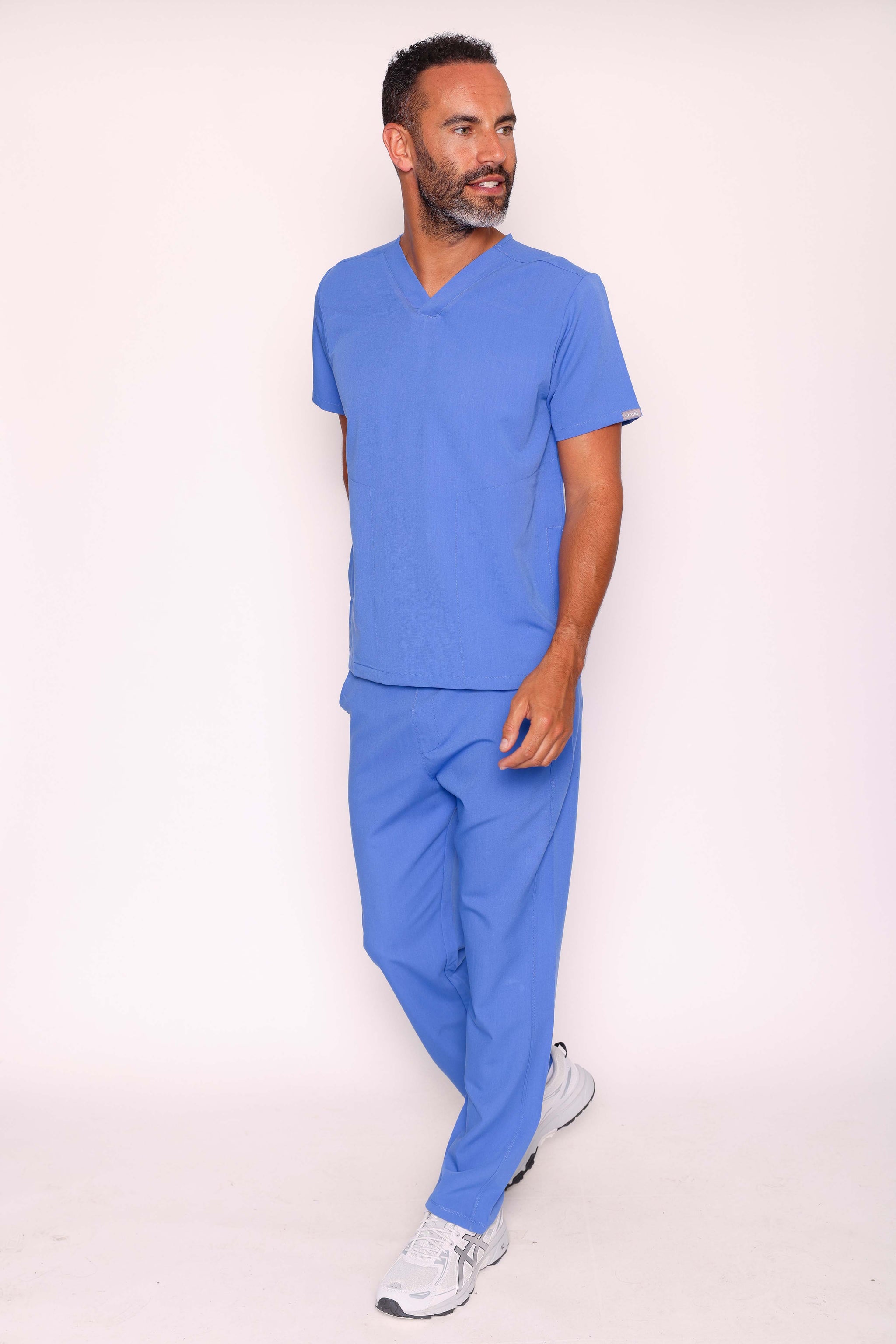 Oscar & Otto Men's Simki Scrub Set | Ciel Blue