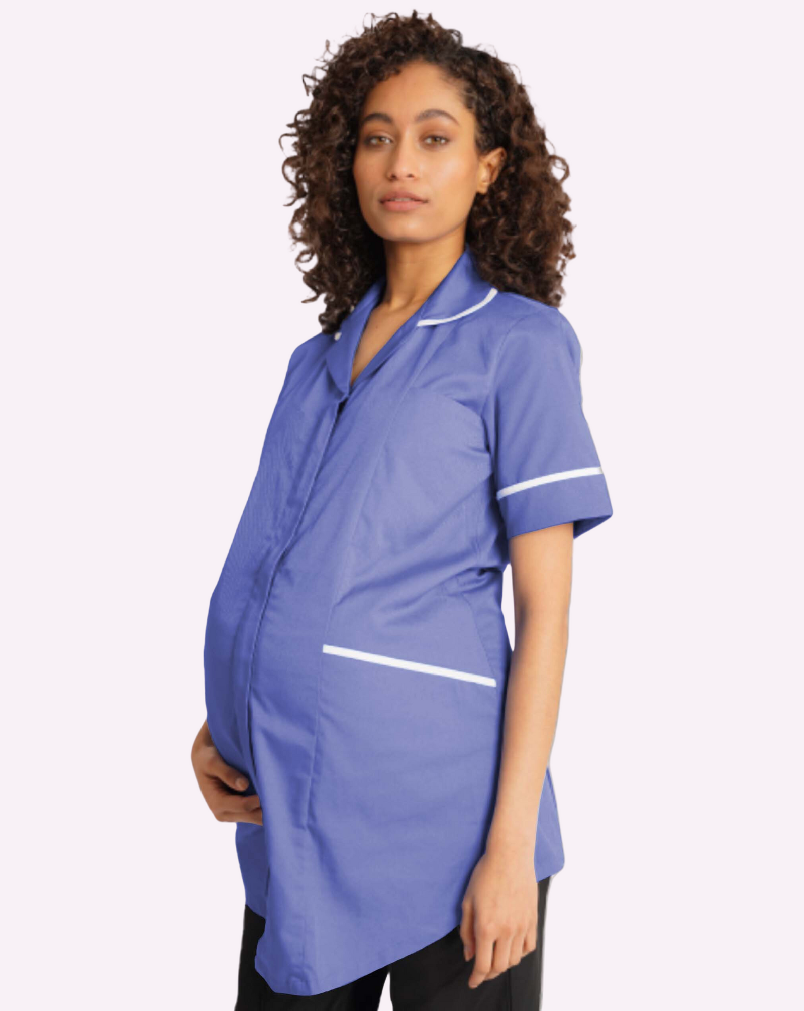Erin Classic Collar Maternity Healthcare Tunic | Uniforms4Healthcare