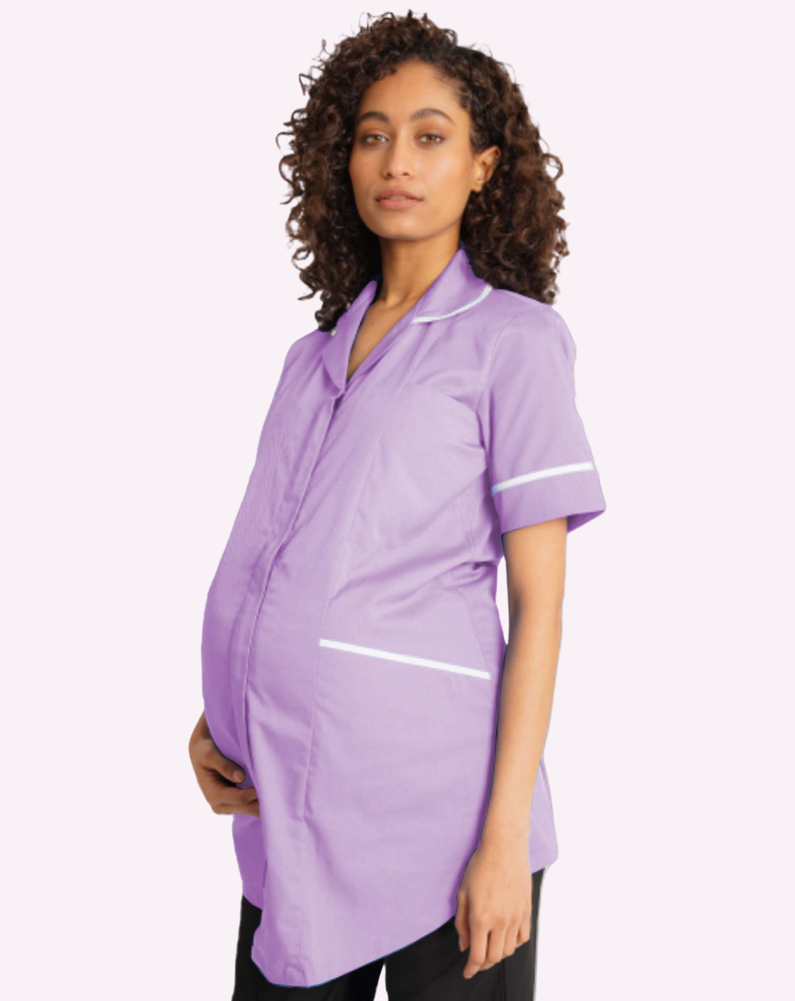 Erin Classic Collar Maternity Healthcare Tunic | Uniforms4Healthcare